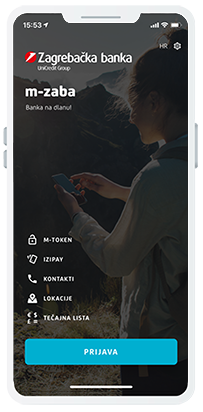 On-line bankarstvo (m-zaba) mobilno bankarstvo m-banking - Zagrebačka banka